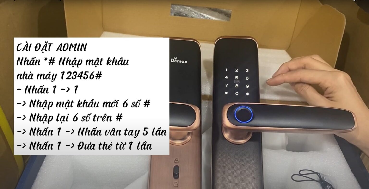 Hướng dẫn sử dụng khóa vân tay an toàn, đúng cách 2025
